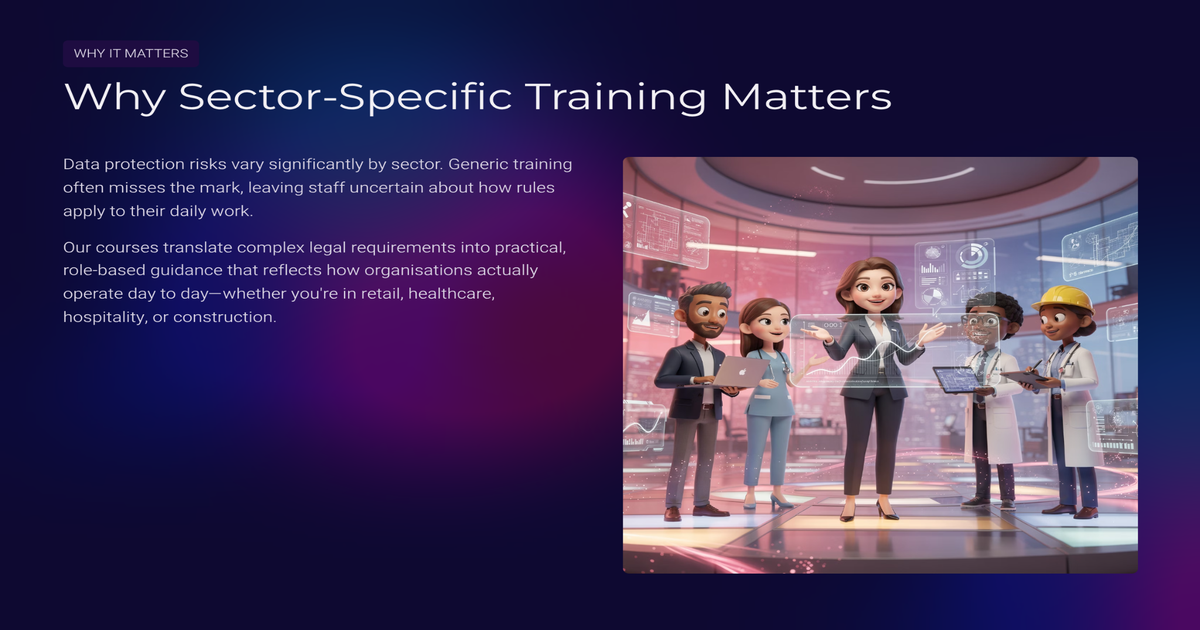 Data Protection Courses - Sector Specific