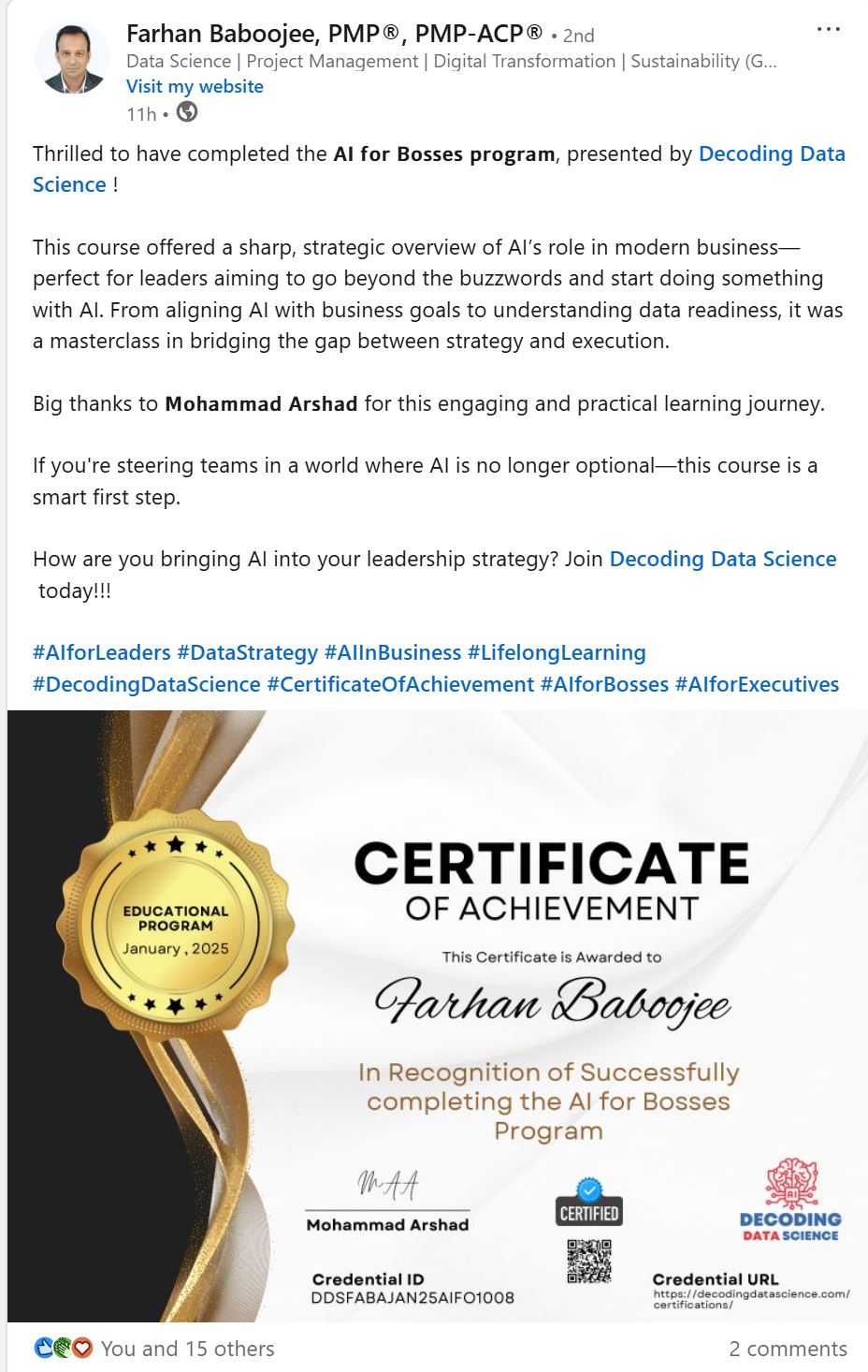 AI Residency Program