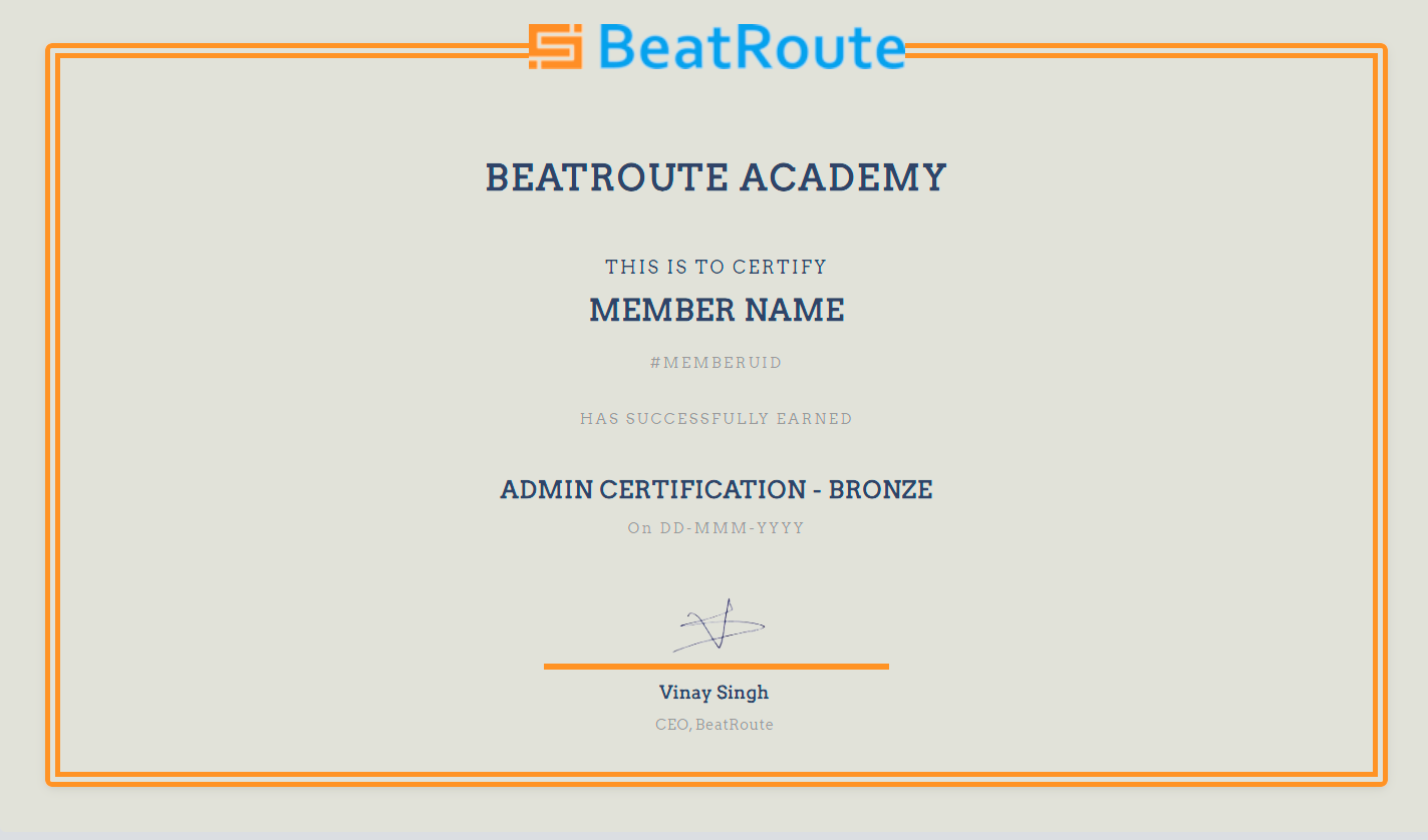 BeatRoute Learning Portal