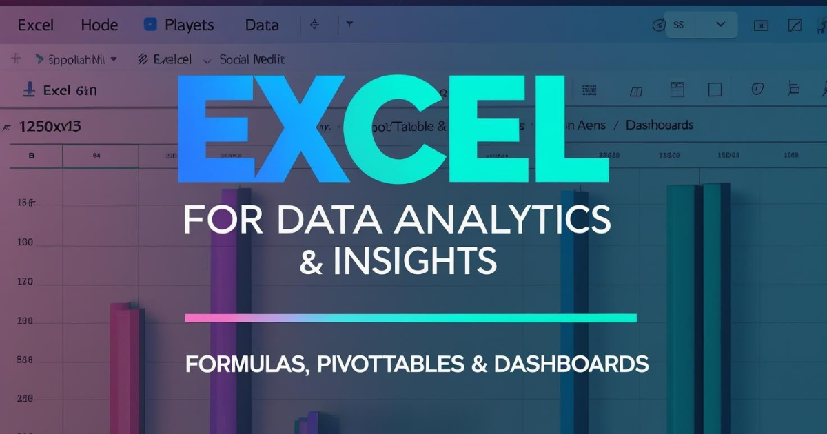 MS Excel for Data Analytics Course – Learn Data Cleaning, Dashboards ...