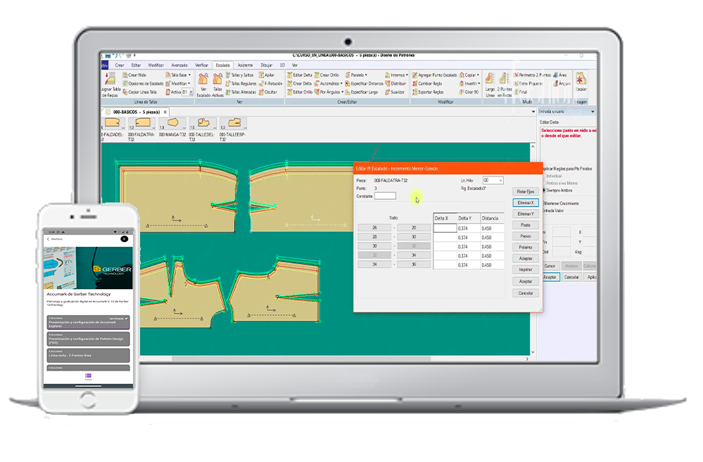Curso de Gerber Accumark 2D en línea